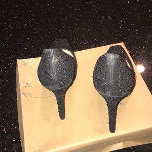 Jessica Simpson | Shoes | Jessica Simpson Black Rhinestone Pumps | Poshmark